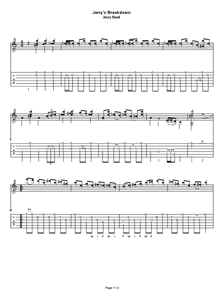 Jerry's Breakdown Tab Overview | PDF