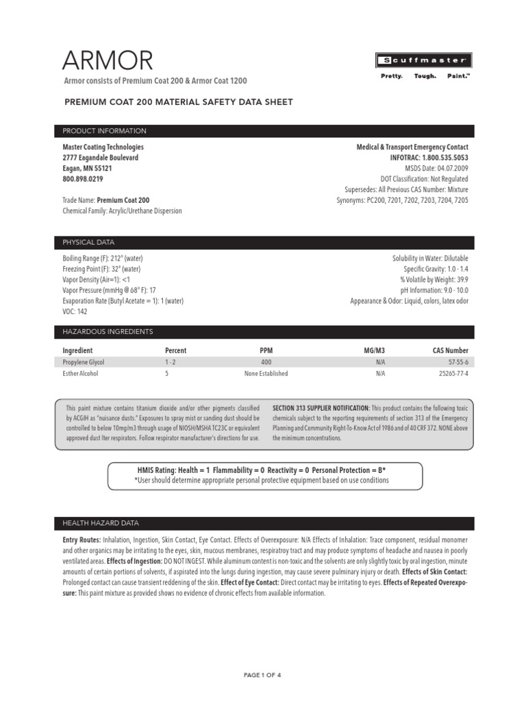 Scuffmaster Premium 200 | PDF | Personal Protective Equipment ...