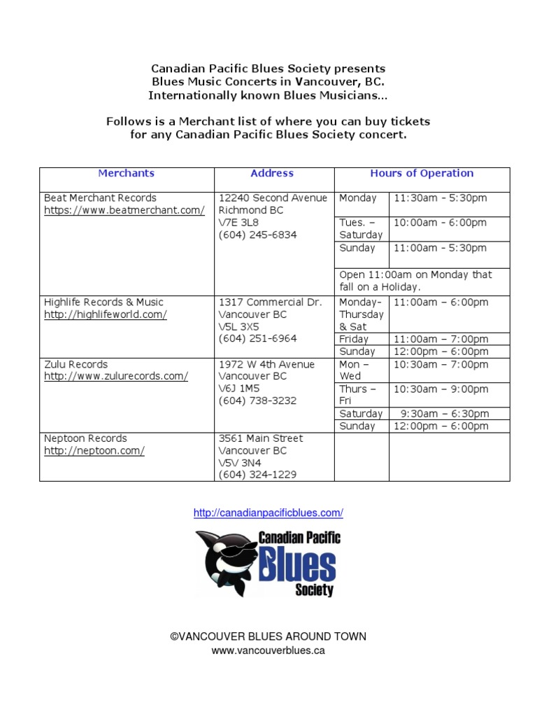 CPBS Ticket Merchants | PDF