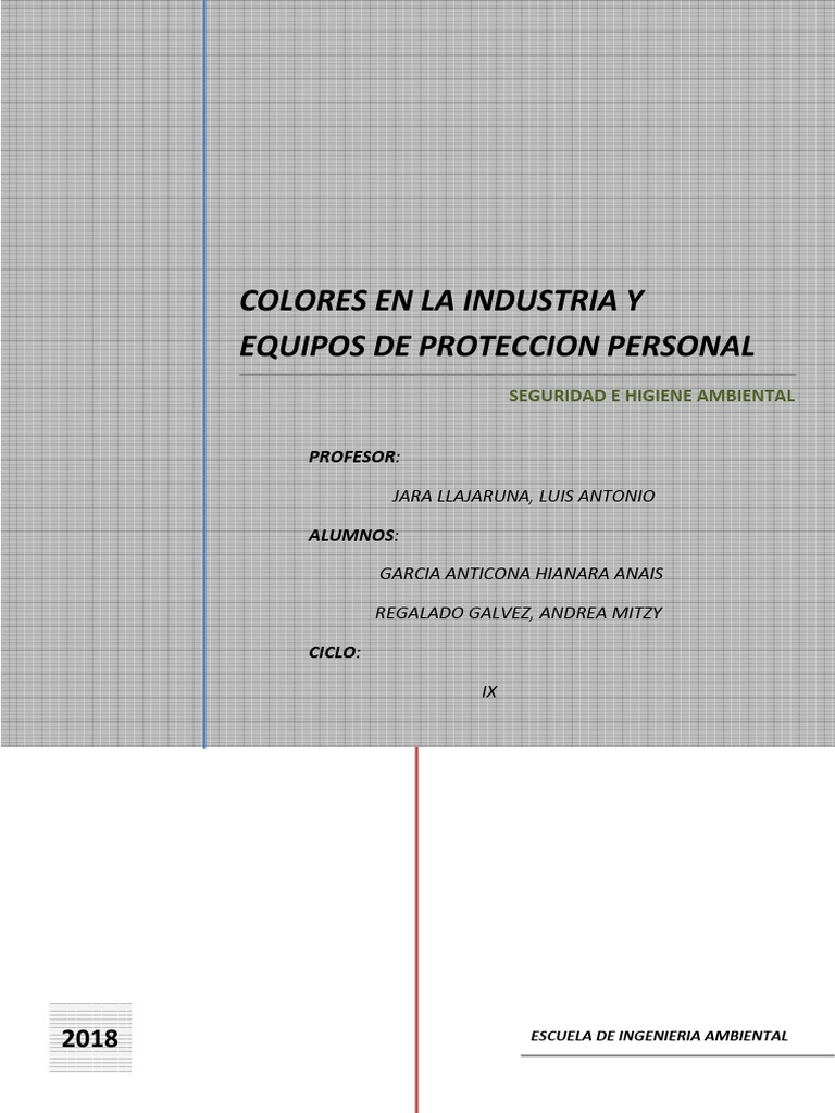 Colores en La Industria y Epp | PDF | Ojo humano | Aluminio