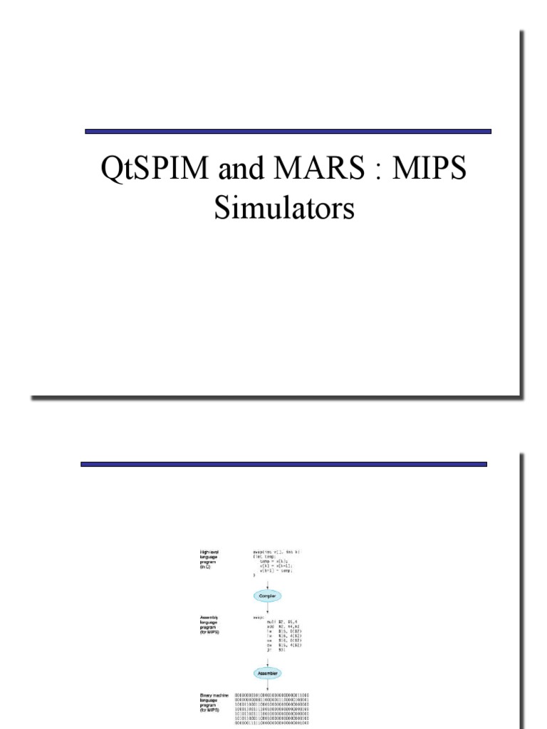 QtSPIM Tutorial | PDF | Assembly Language | Pointer (Computer Programming)