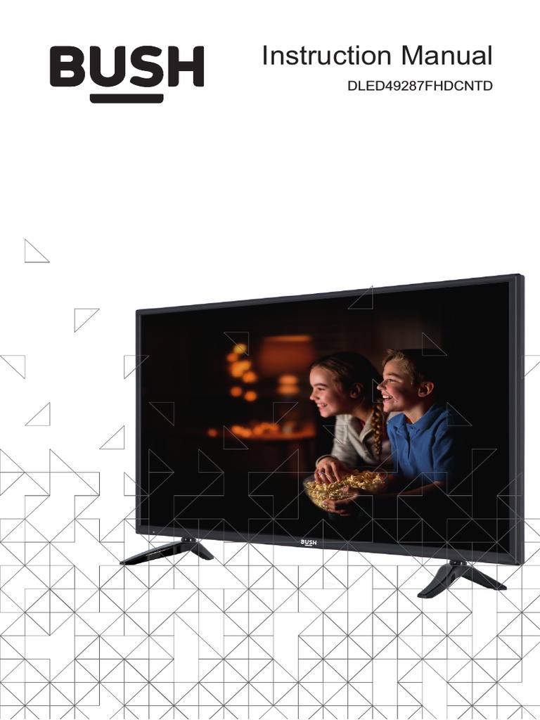 Bush TV Manual | PDF | Battery (Electricity) | Television
