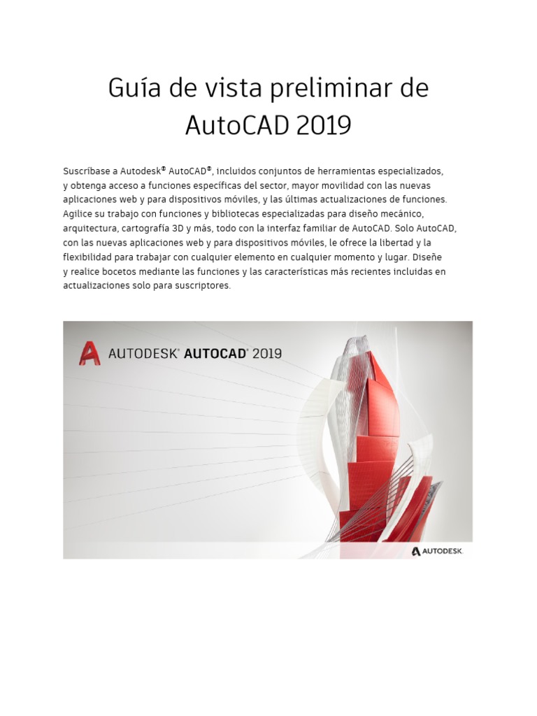 Guía Autocad 2019-Eng | PDF | Sistema de información geográfica ...