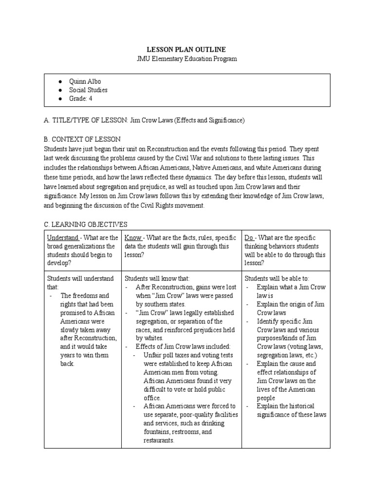 Jim Crow Virginia Studies | PDF | Jim Crow Laws | Reconstruction Era