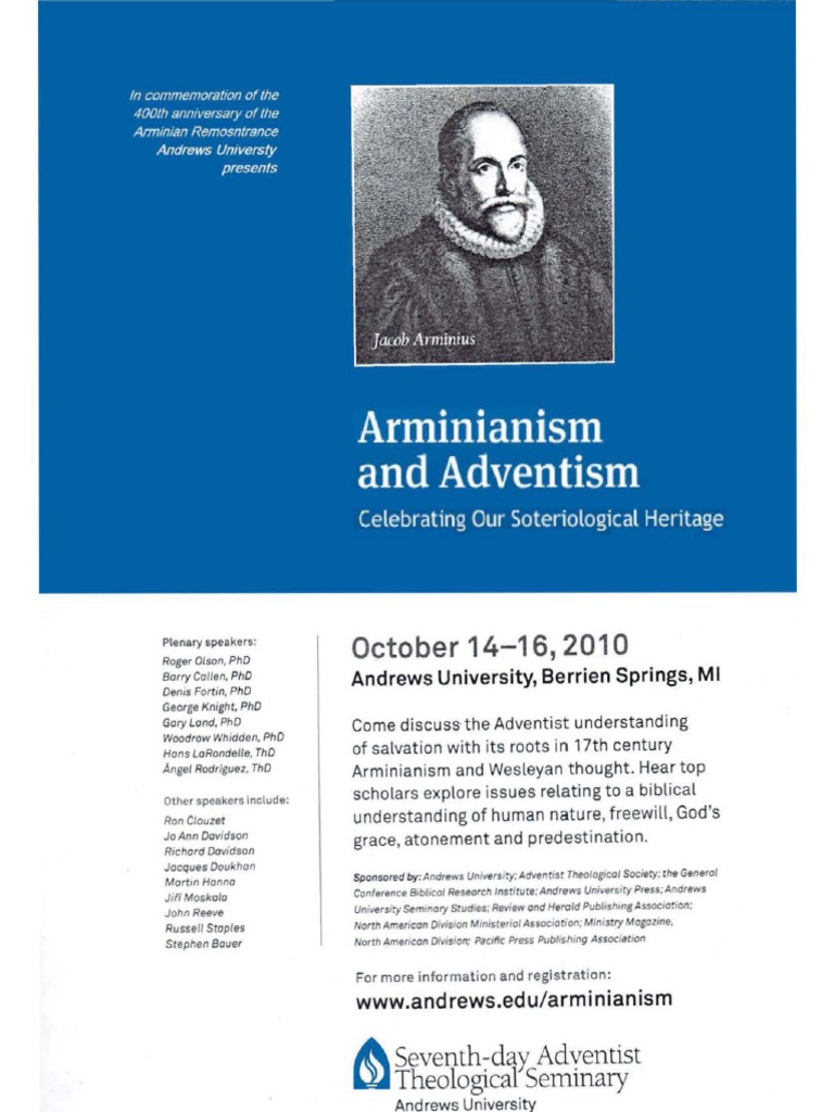 Arminianism and Adventism | PDF | Arminianism | Calvinism