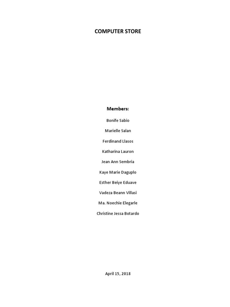 Final It Database Requirement Pdf Databases Scientific Modeling