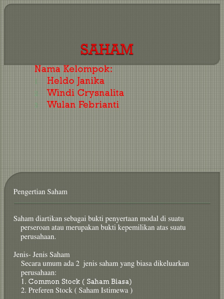 Nama Kelompok: Heldo Janika Windi Crysnalita Wulan Febrianti | PDF