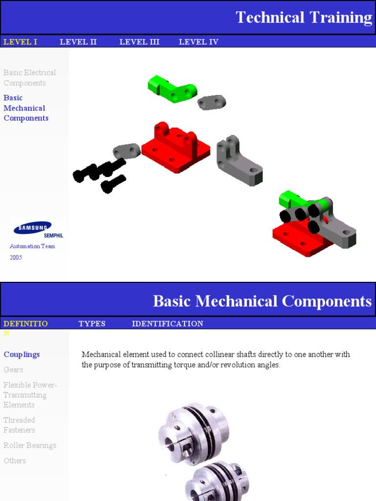 Basic Mechanical Components 2005 | PDF | Belt (Mechanical) | Gear
