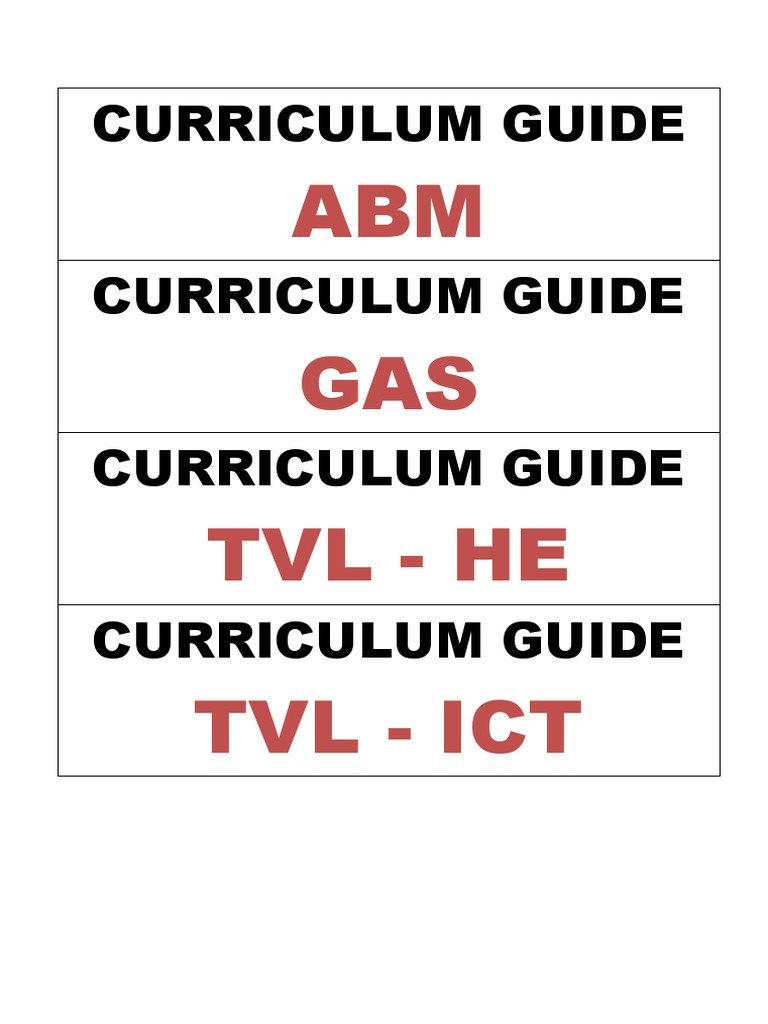 Curriculum Guide | PDF