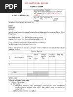 Contoh SPPBJ dan SPMK Pengadaan Jasa | PDF