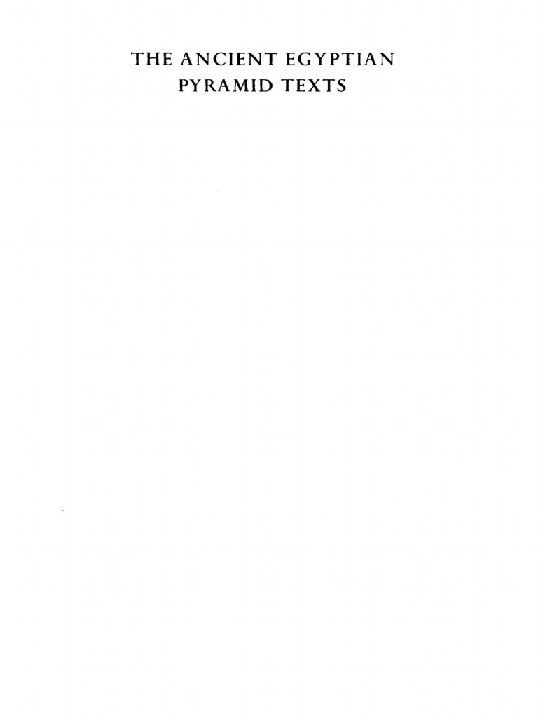 Ancient Egyptian Coffin Texts - Supplement PDF | PDF | Writing