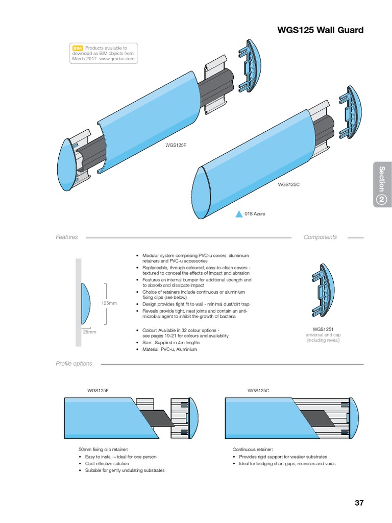 WGS125 Wall Guard: Products Available To Download As BIM Objects From ...