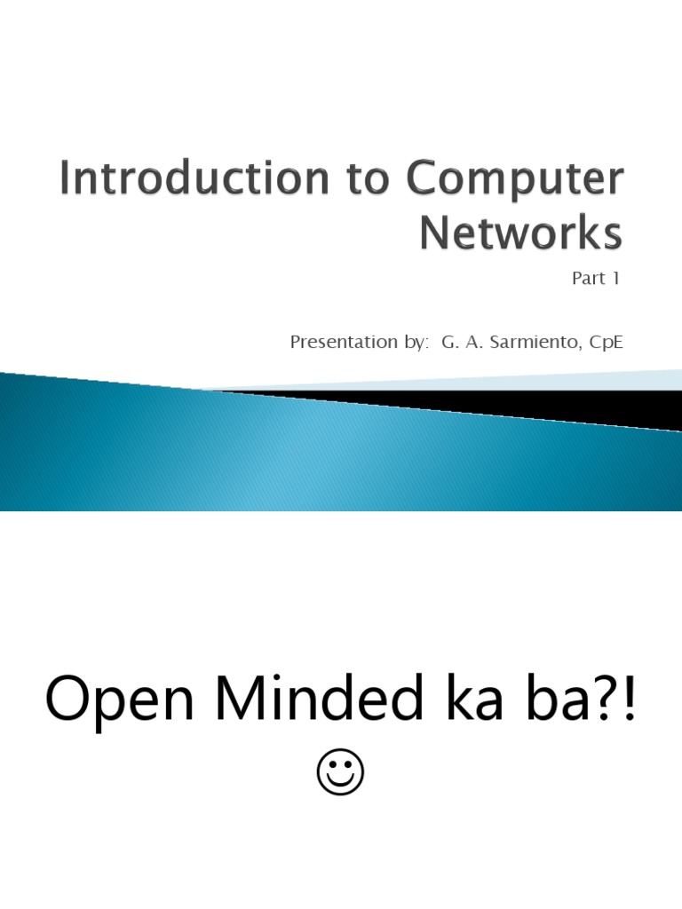 Computer Networks 1 | PDF | Communications Protocols | Internet Protocols