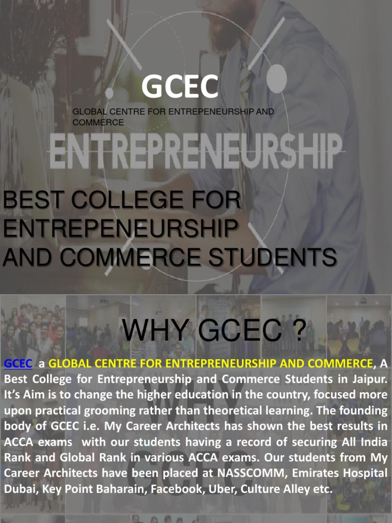 Best College For Entrepreneurship Course | PDF | Bachelor Of Science ...