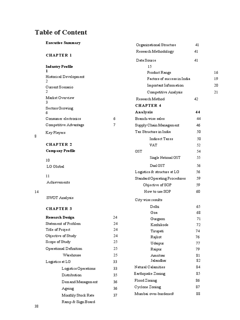 Logistics Operations and Supply Chain Management at LG Electronics ...