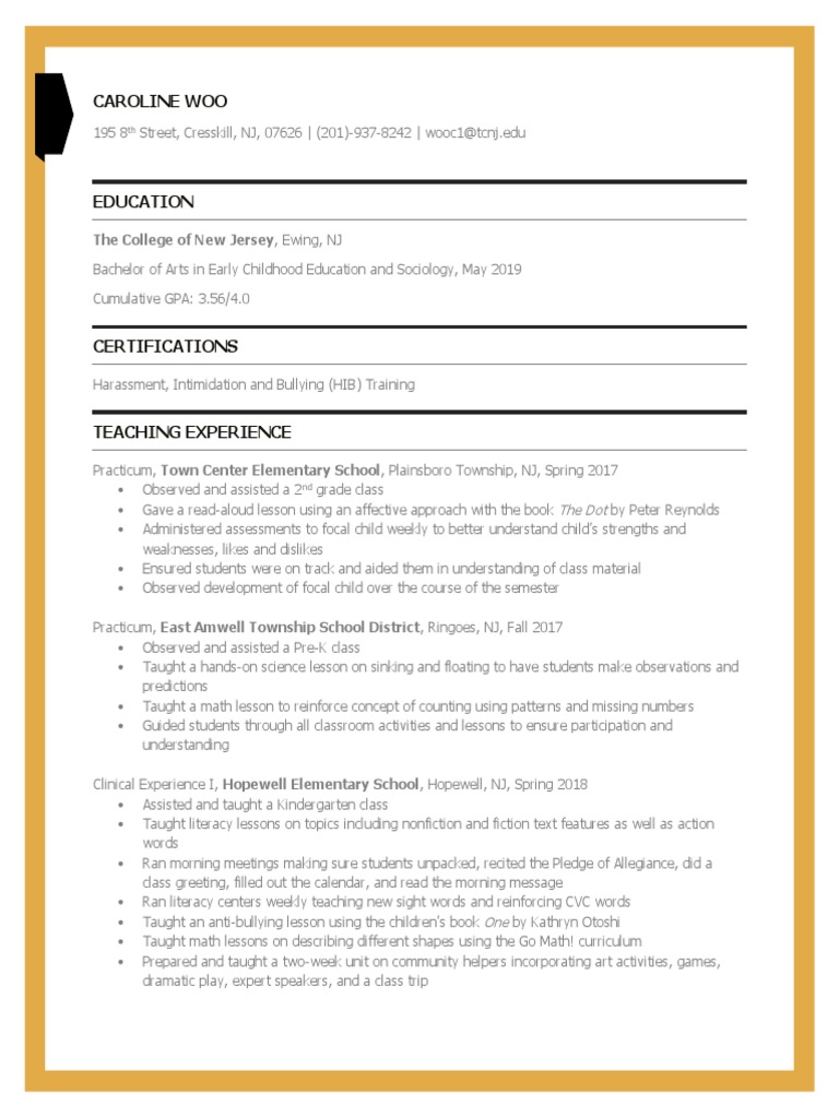 Weebly Resume | PDF | Learning | Behavior Modification