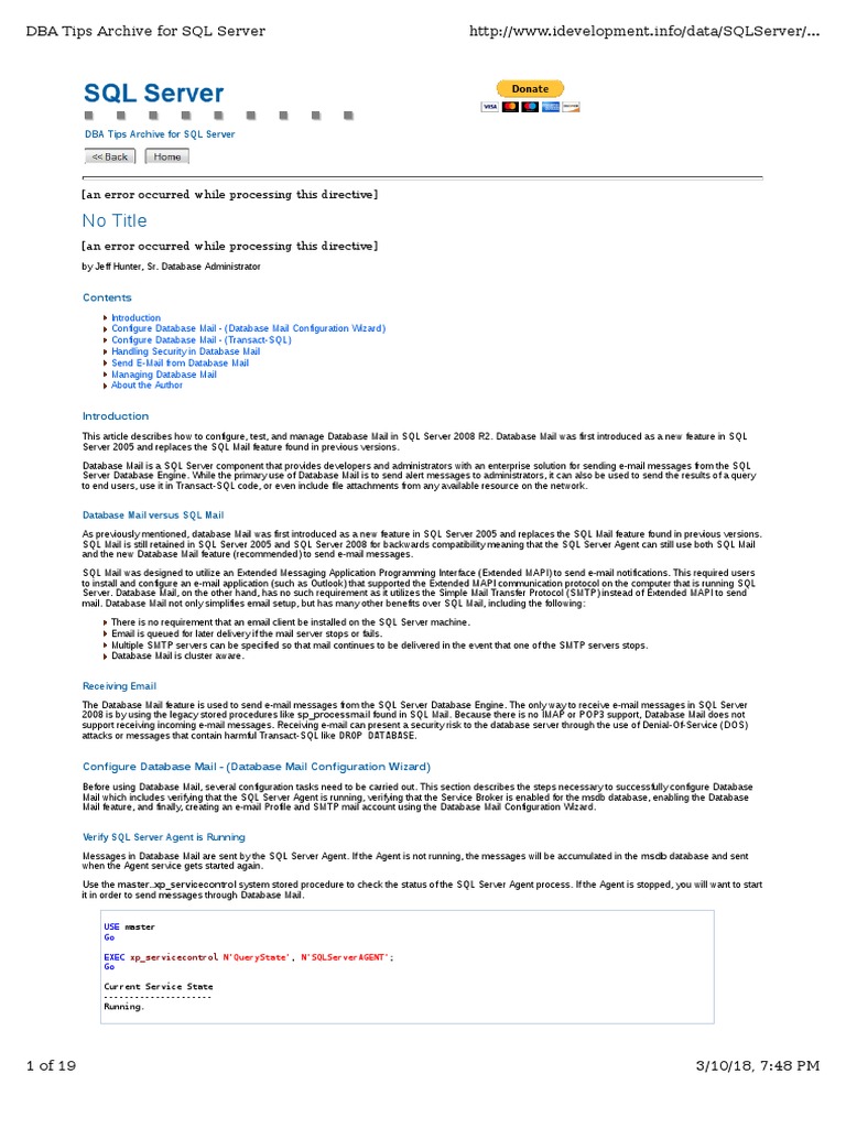 SQL Server | PDF | Microsoft Sql Server | Parameter (Computer Programming)