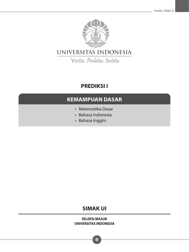 Ebook Pembahasan Latihan Soal SIMAK UI IPA | PDF
