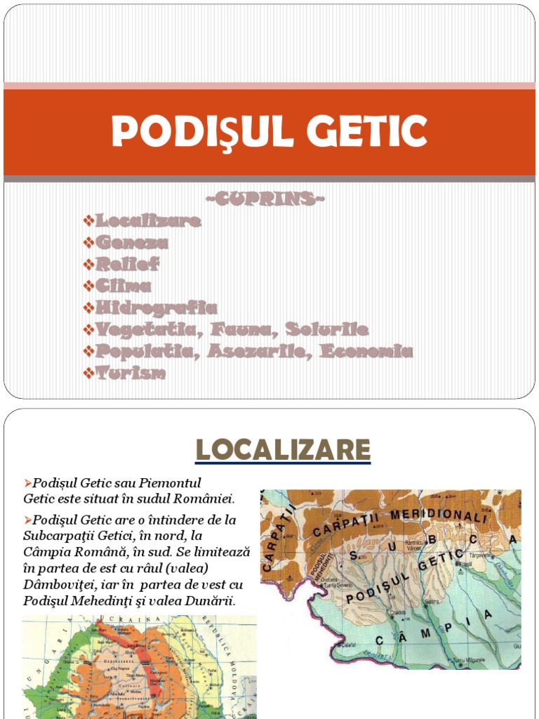 Podişul Getic | PDF