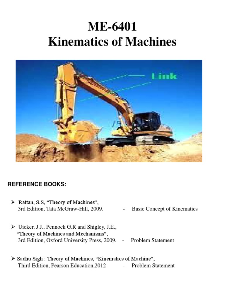 Unit I | PDF | Kinematics | Internal Combustion Engine