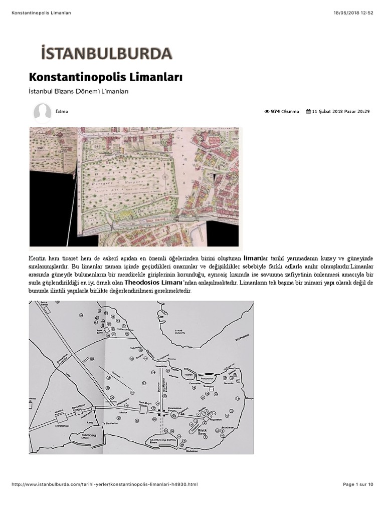Konstantinopolis Limanları | PDF