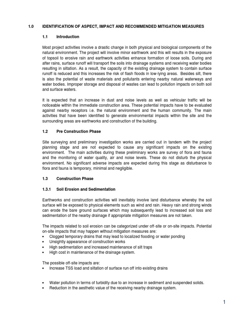 Sustainable Construction Report | PDF | Surface Runoff | Drainage