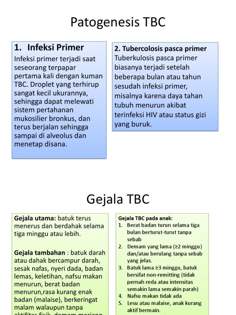Patogenesis TBC | PDF