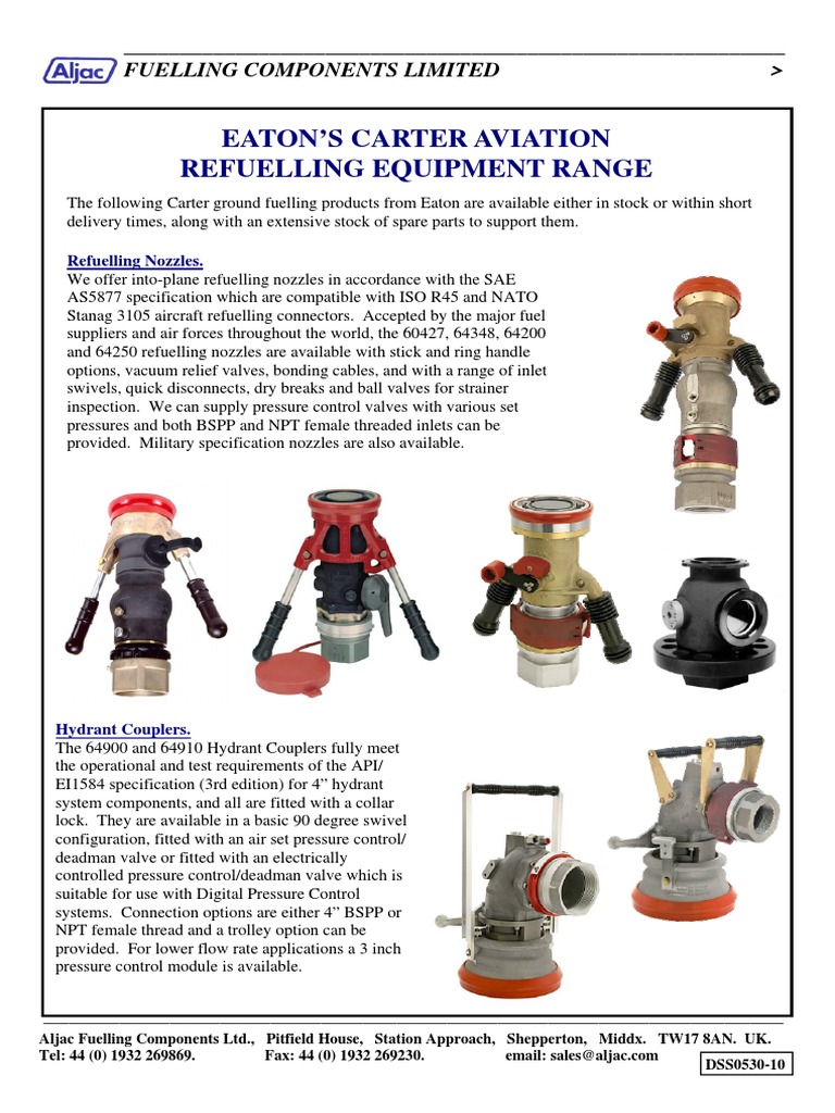 Eaton Carter | PDF | Aerial Refueling | Valve