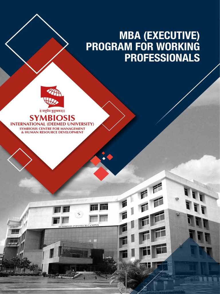 Brochure MBA (Executive) SCMHRD Updated1 | PDF | Master Of Business ...