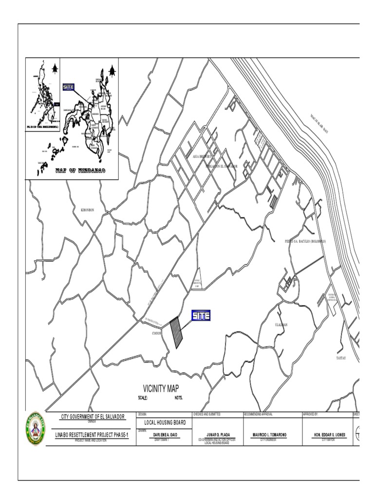 Vicinity Map Linabo | PDF | Mindanao | Philippines