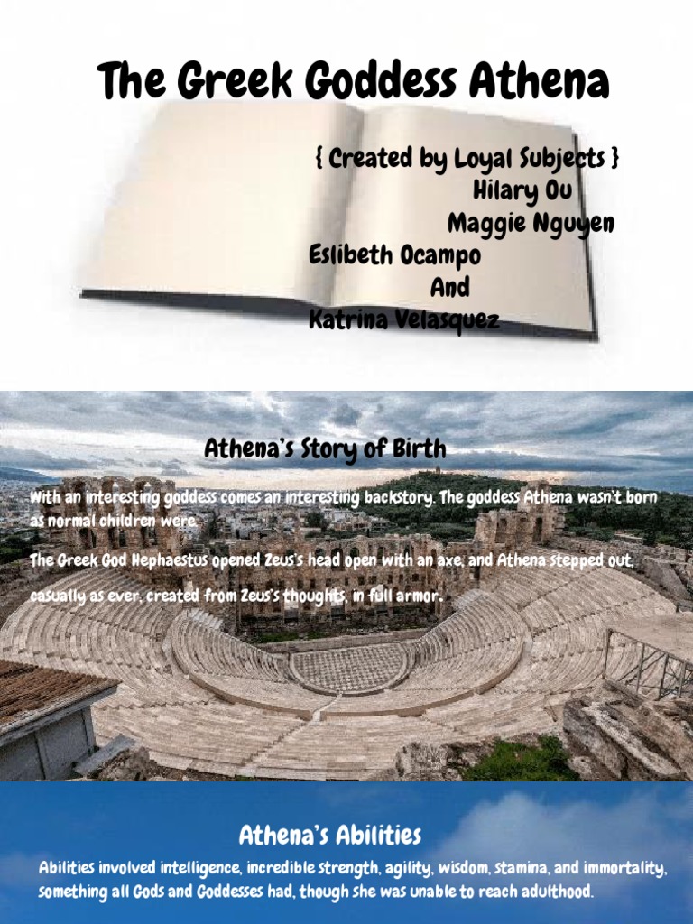 The Greek Goddess Athena | PDF | Athena | Greek Mythology