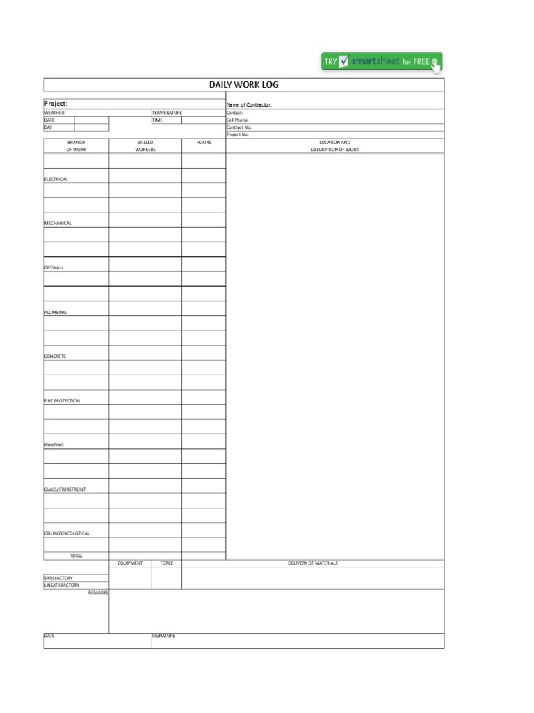 IC Daily Weekly Inspection Report Template 8531 Updated | PDF