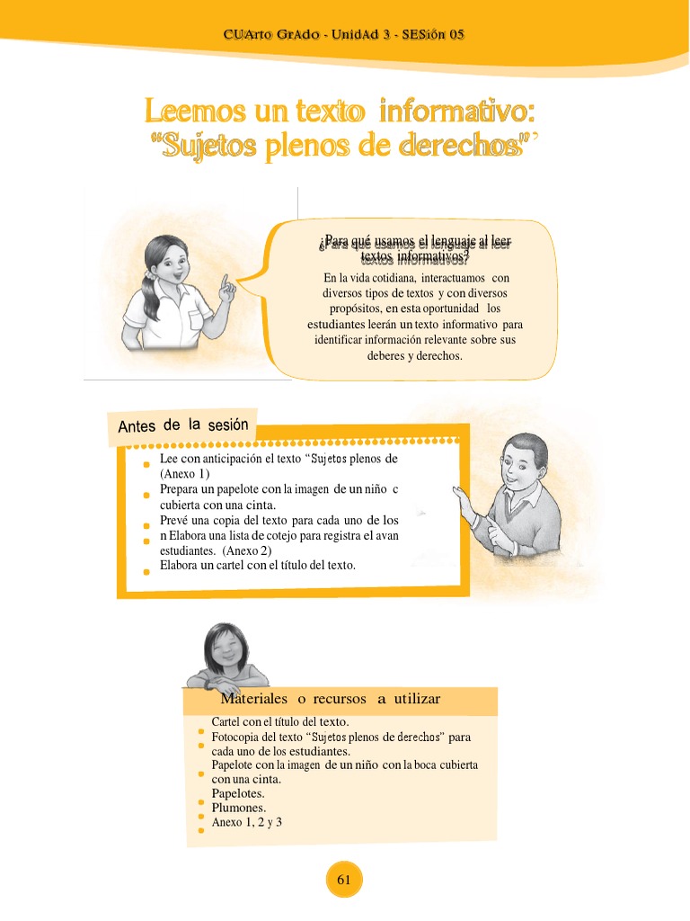 Sesión Leemos Textos Informativos | Lectura (proceso) | Información