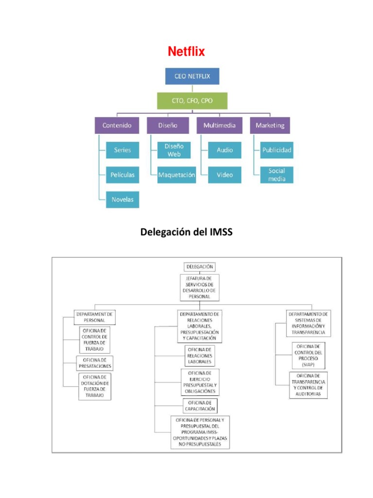 Organigrama Netflix | PDF