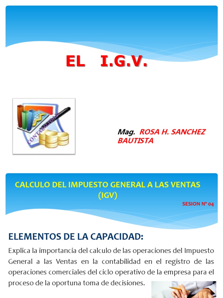 Calculo Del Igc e Igv | PDF | Impuestos | Economias