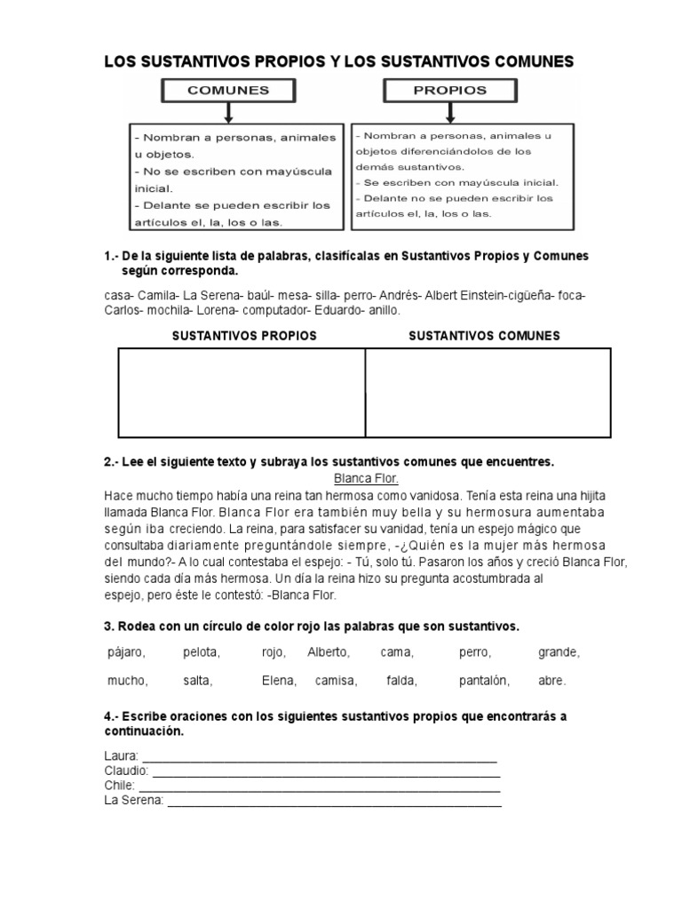 Prueba de Lenguaje Sustantivos-Adjetivos | PDF | Adjetivo | Morfología ...