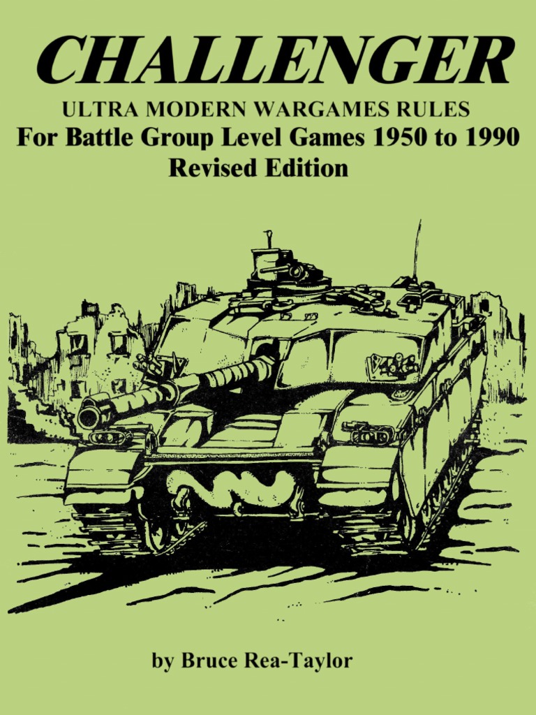 Challenger Modern Wargame Rules 1950 1990 | PDF | Wargames | Tabletop Games