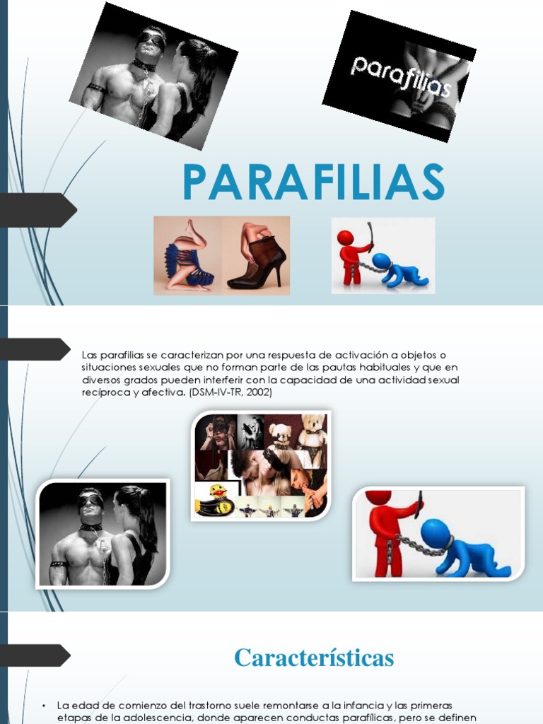 Parafilias Disforia | PDF | Pedofilia | Adolescencia