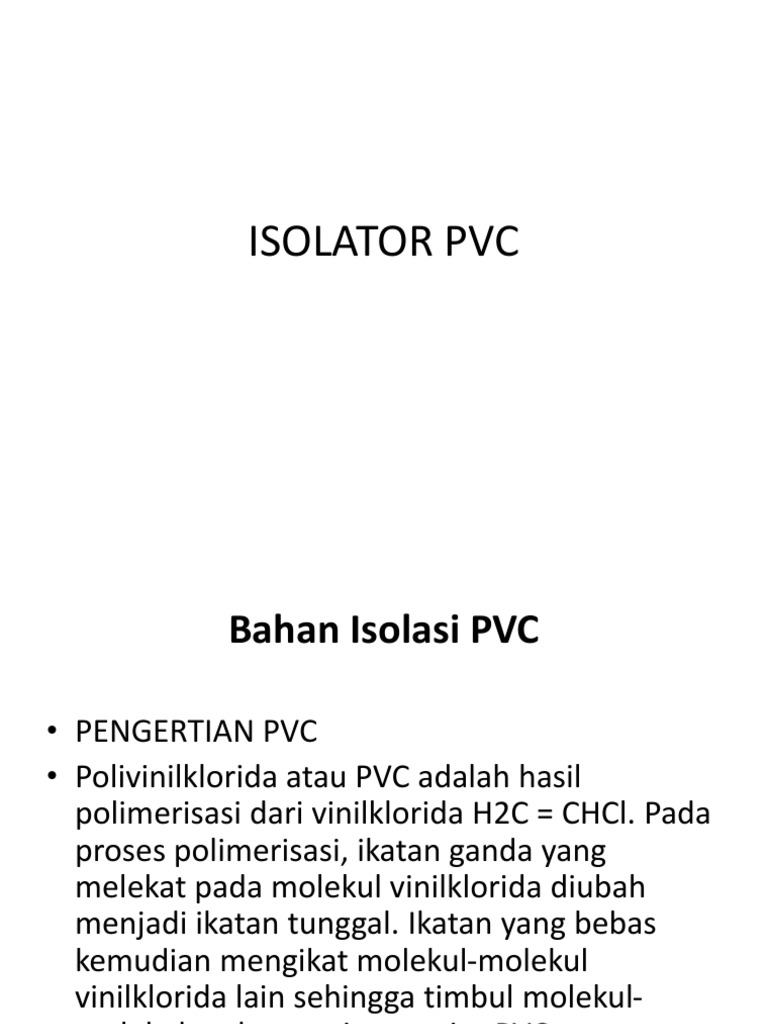 Isolator PVC | PDF