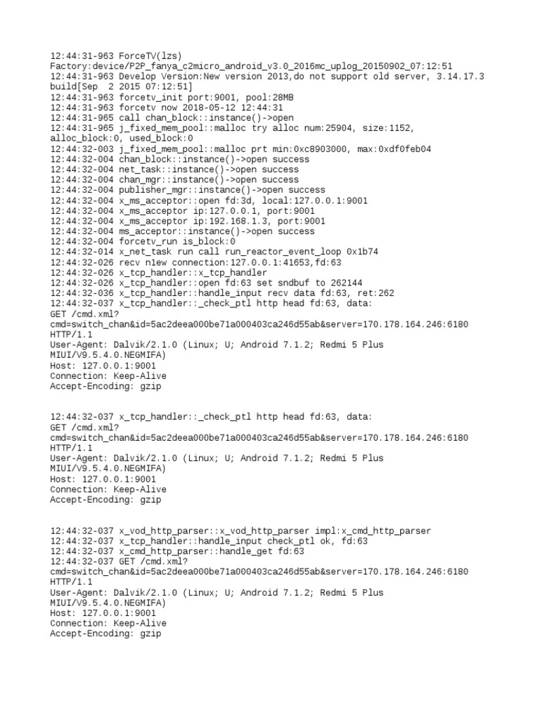 Forcetv Iptv | PDF | Internet Architecture | Internet Standards