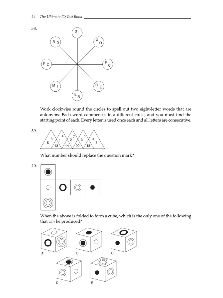The Ultimate Iq Test Book - Manteshwer - 29 | PDF