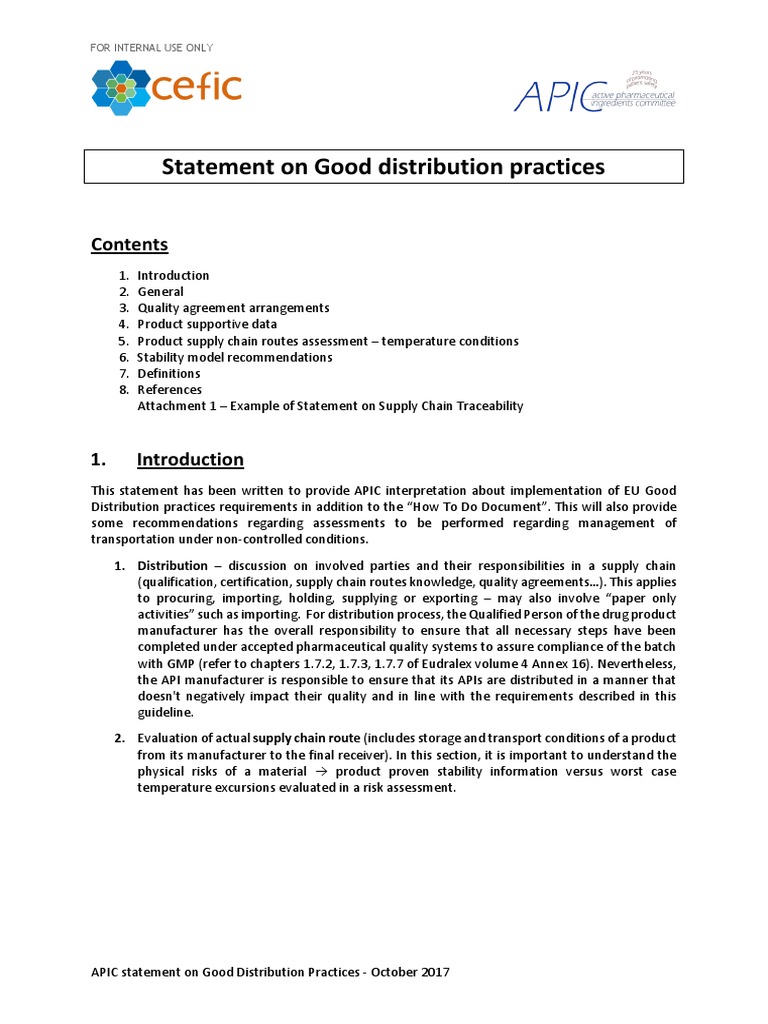 Understanding Roles and Responsibilities in the API Supply Chain: A ...