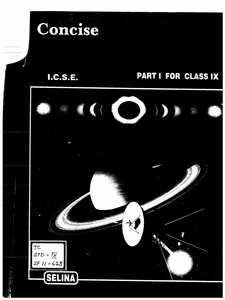 ICSE Class9 Physics Selina | PDF