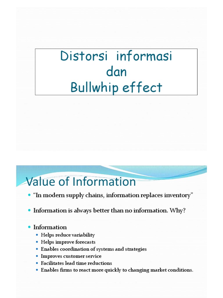 9 Bulwhip Effect | PDF