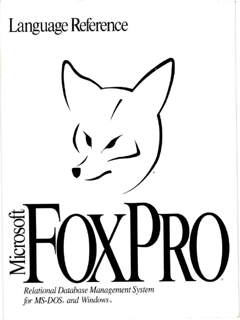 Ms Foxpro Language Reference | PDF