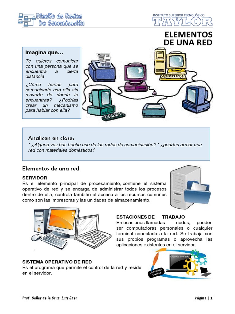 Elementos de Una Red | PDF | Conmutador de red | Red de computadoras