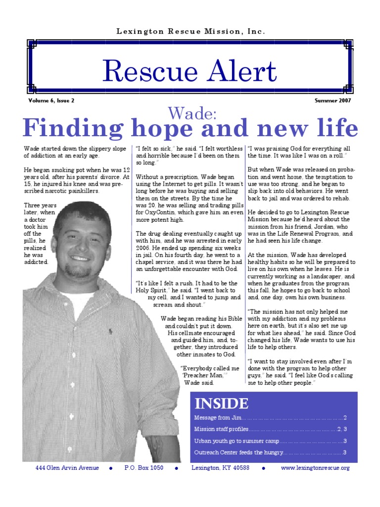 Rescue Alert: Finding Hope and New Life | PDF
