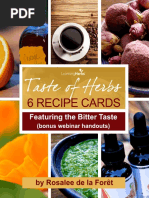 Taste of Herbs Flavor Wheel Packet | PDF | Tea | Taste