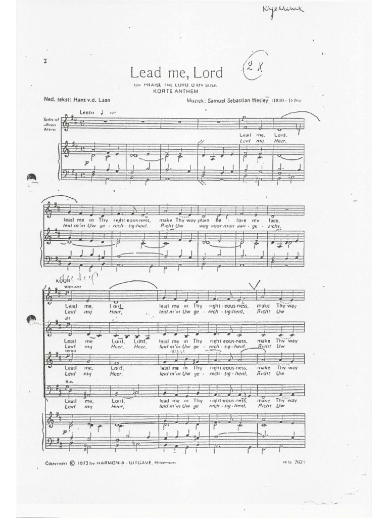 Lead Me Lord | PDF