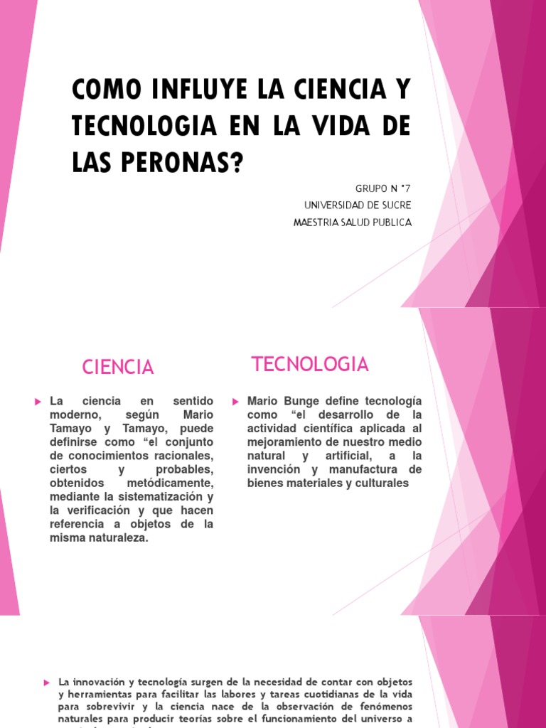 Como Influye La Ciencia y Tecnologia en La Salud | PDF | Science ...